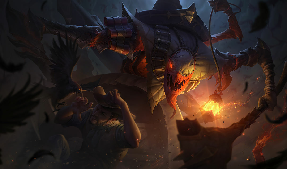 LoL skin 】 Fiddlesticks Velho Oeste / League of Legends Galeria de Skin ...