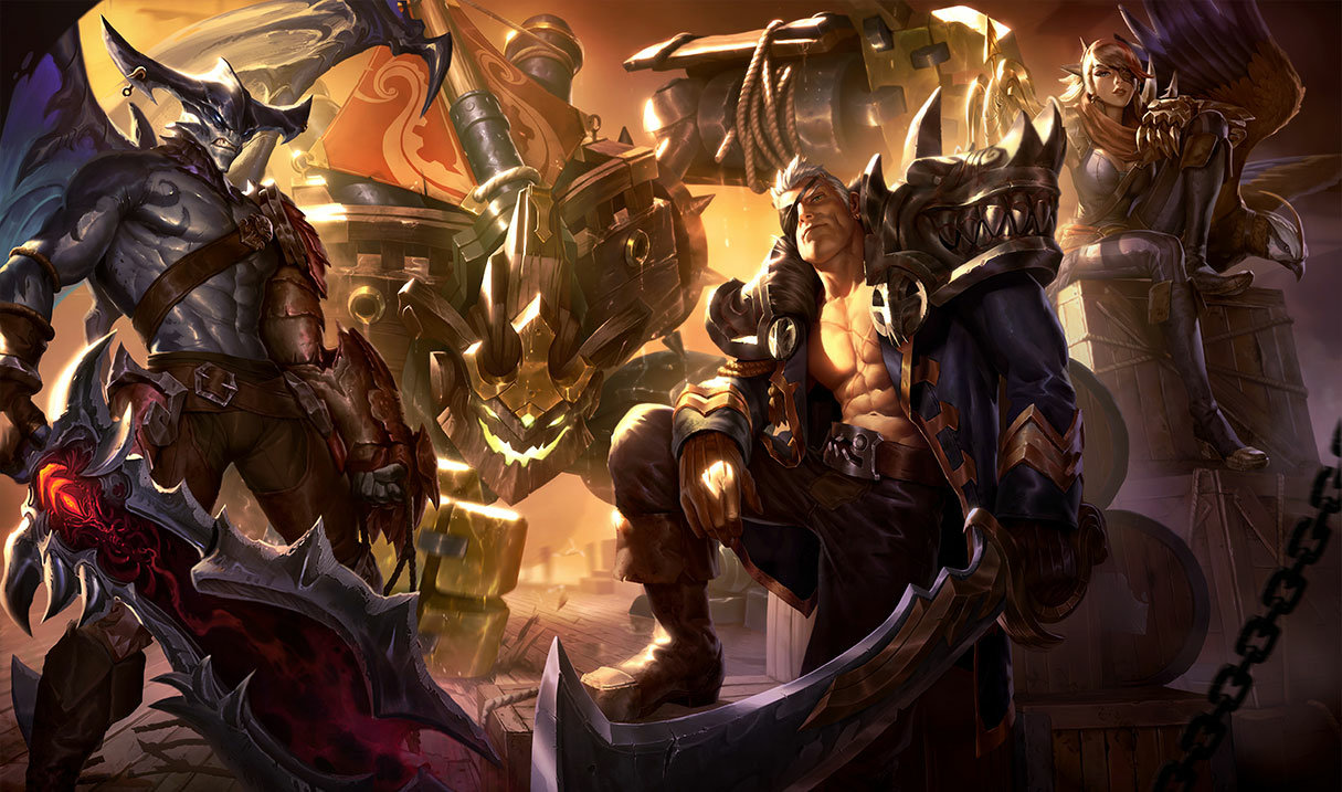 LoL skin 】 Garen almirante rebelde / League of Legends Galería de ...