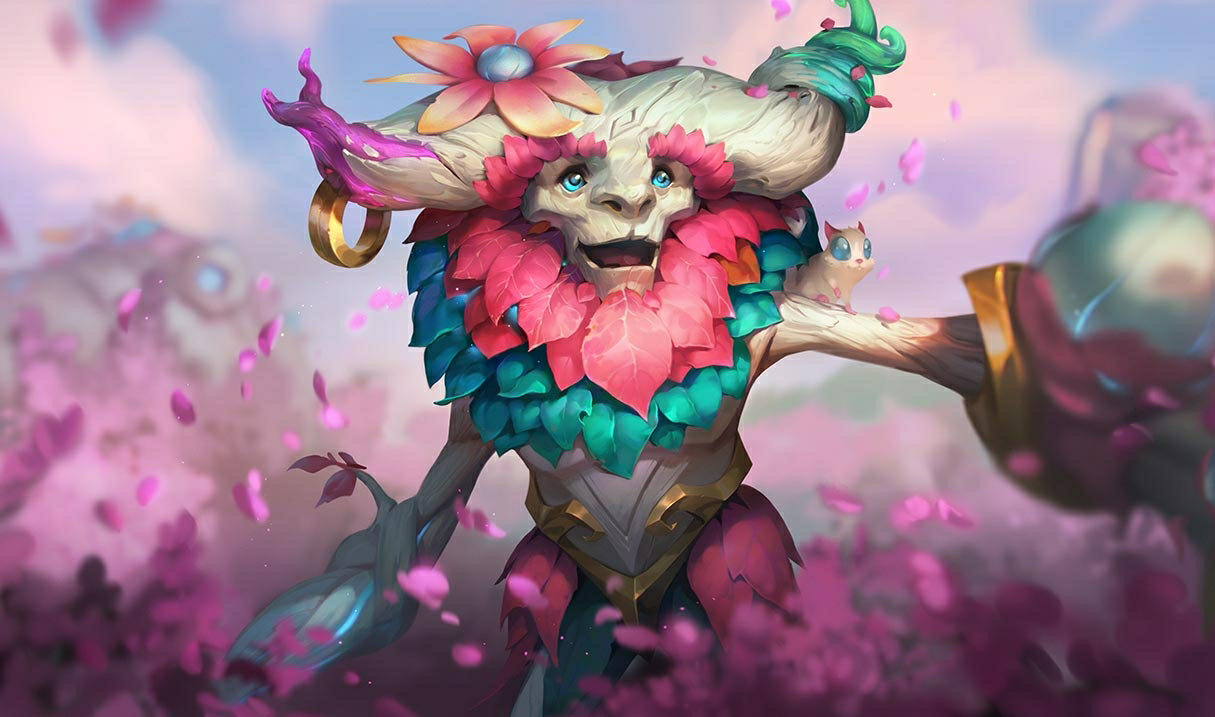 LoL skin 】 영혼의 꽃 아이번 / 리그 오브 레전드 스킨 / 스킨 동영상 아이번