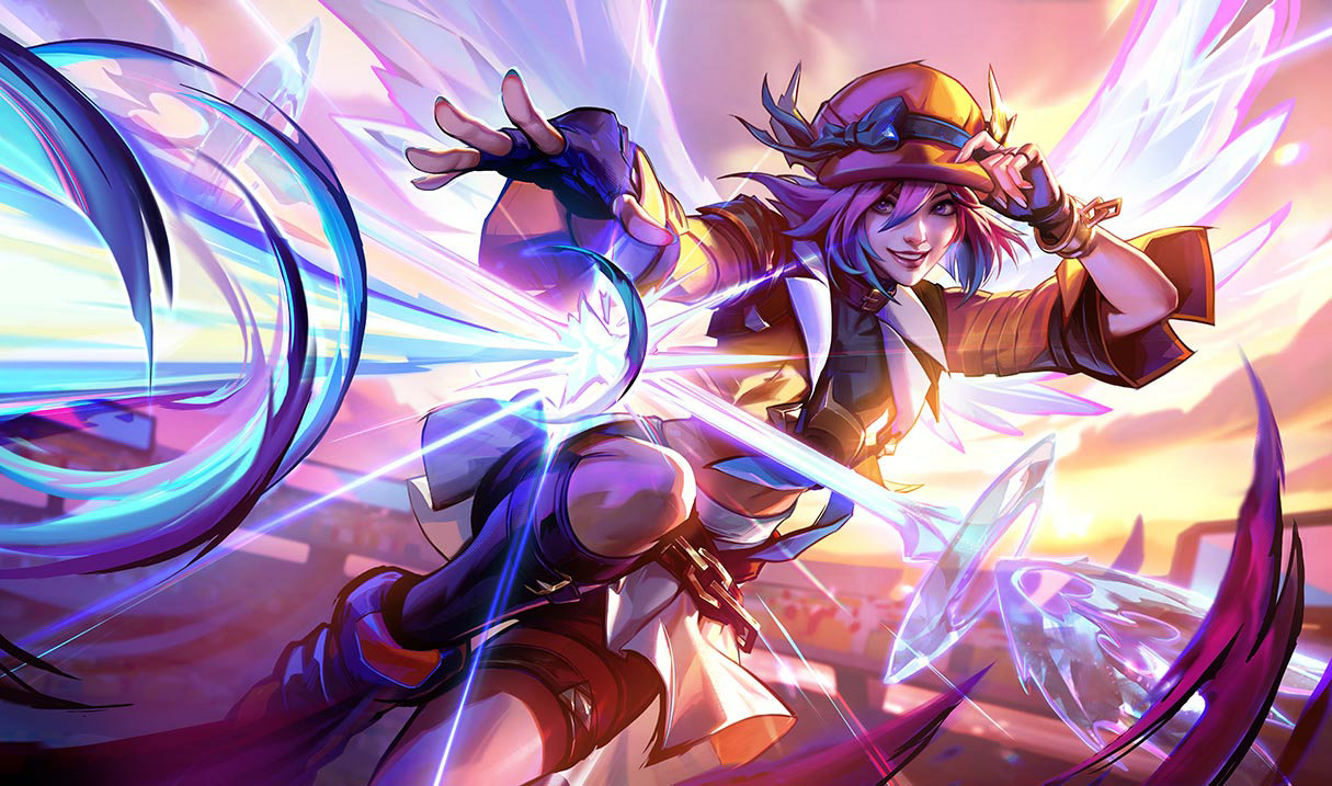 Lol Skin 】 Lux Combattante Spirituelle League Of Legends Galerie De Skin Vidéo Lux