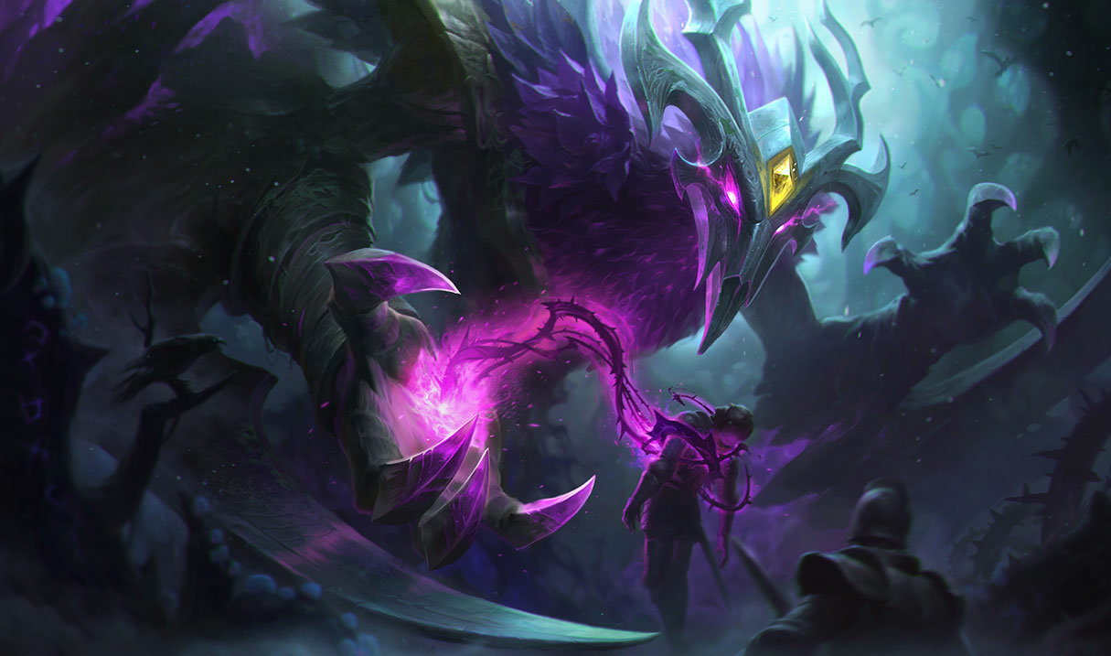 LoL skin 】 Nocturne Deus Antigo / League of Legends Galeria de Skin ...
