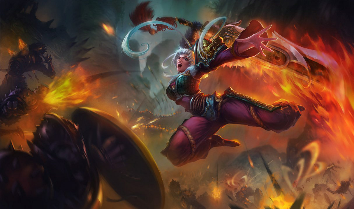 LoL skin 】 Riven hoja del dragón / League of Legends Galería de Aspecto ...