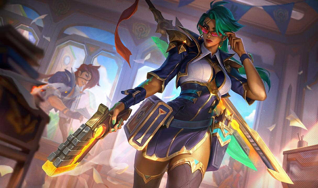 LoL skin 】 Professeure Samira de lAcadémie / League of Legends Galerie ...
