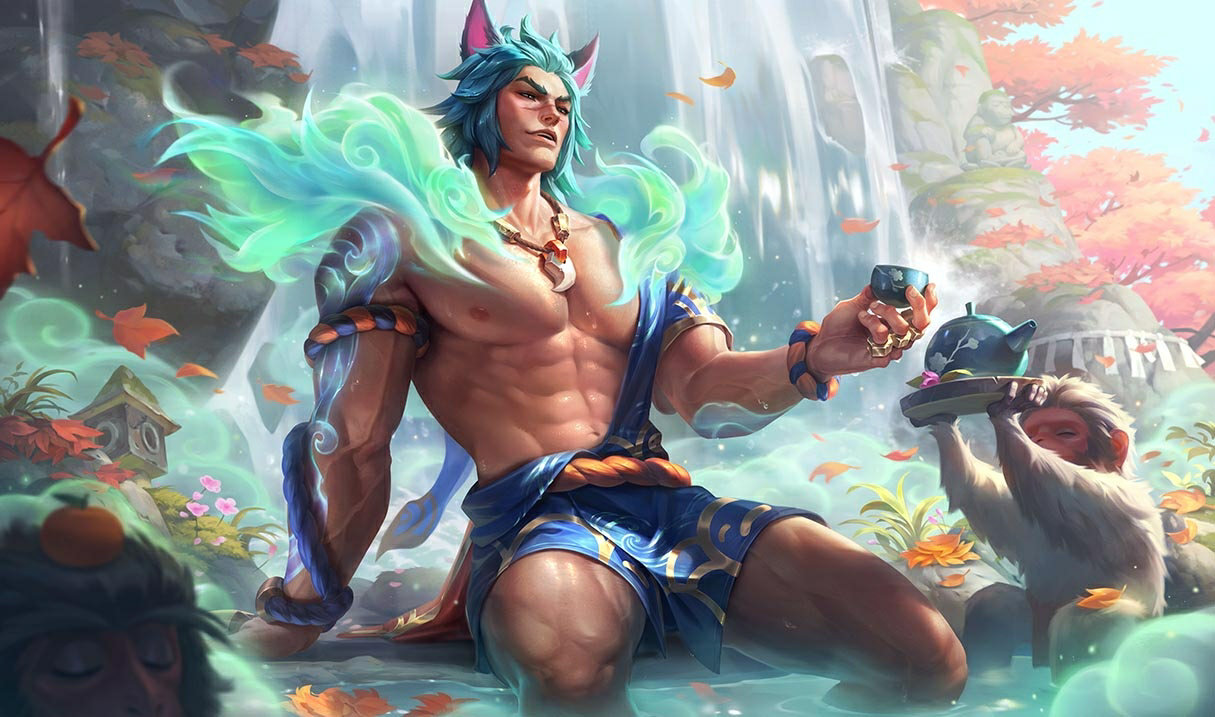 LoL skin 】 Prameny Duchovního květu Sett / League of Legends Galerie Skiny / skiny videa Sett