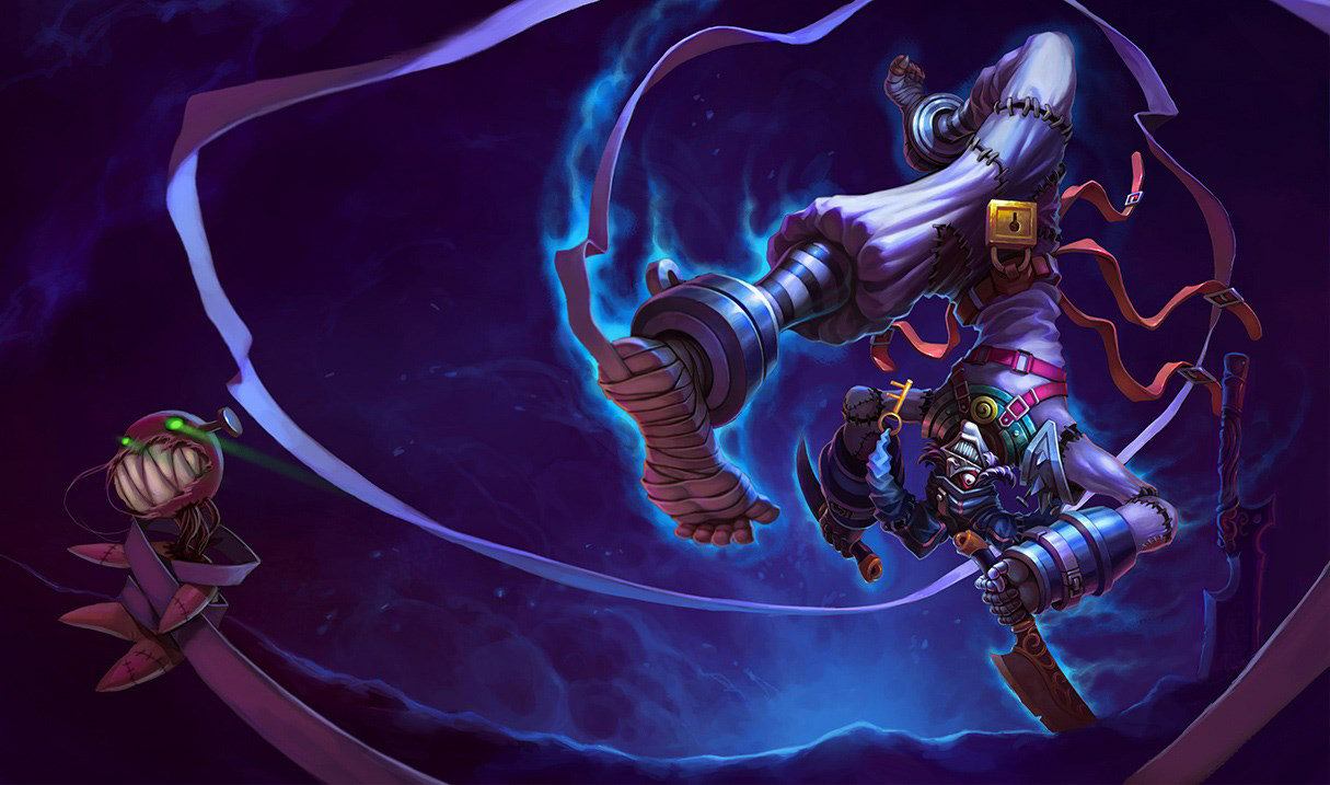 LoL skin 】 疯魔小丑 萨科 / 英雄联盟 皮肤造型介绍 / 皮肤造型 视频 萨科 MY