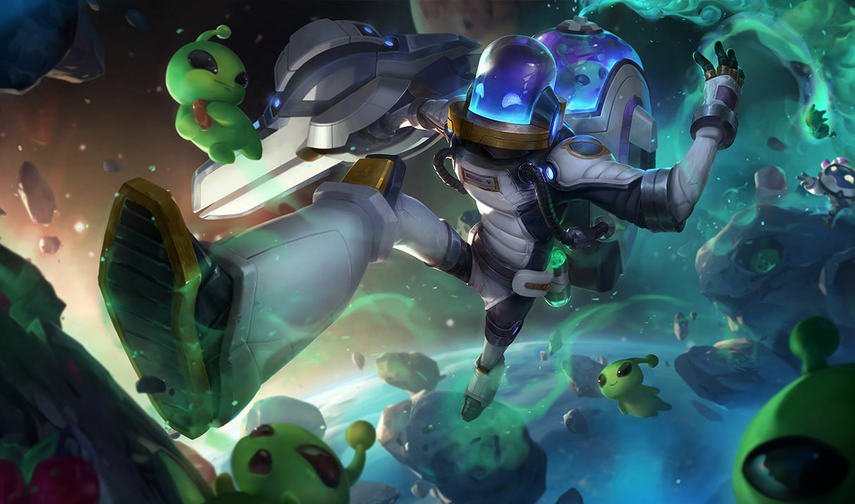 LoL skin 】 Singed Astronauta / League of Legends Galeria de Skin ...