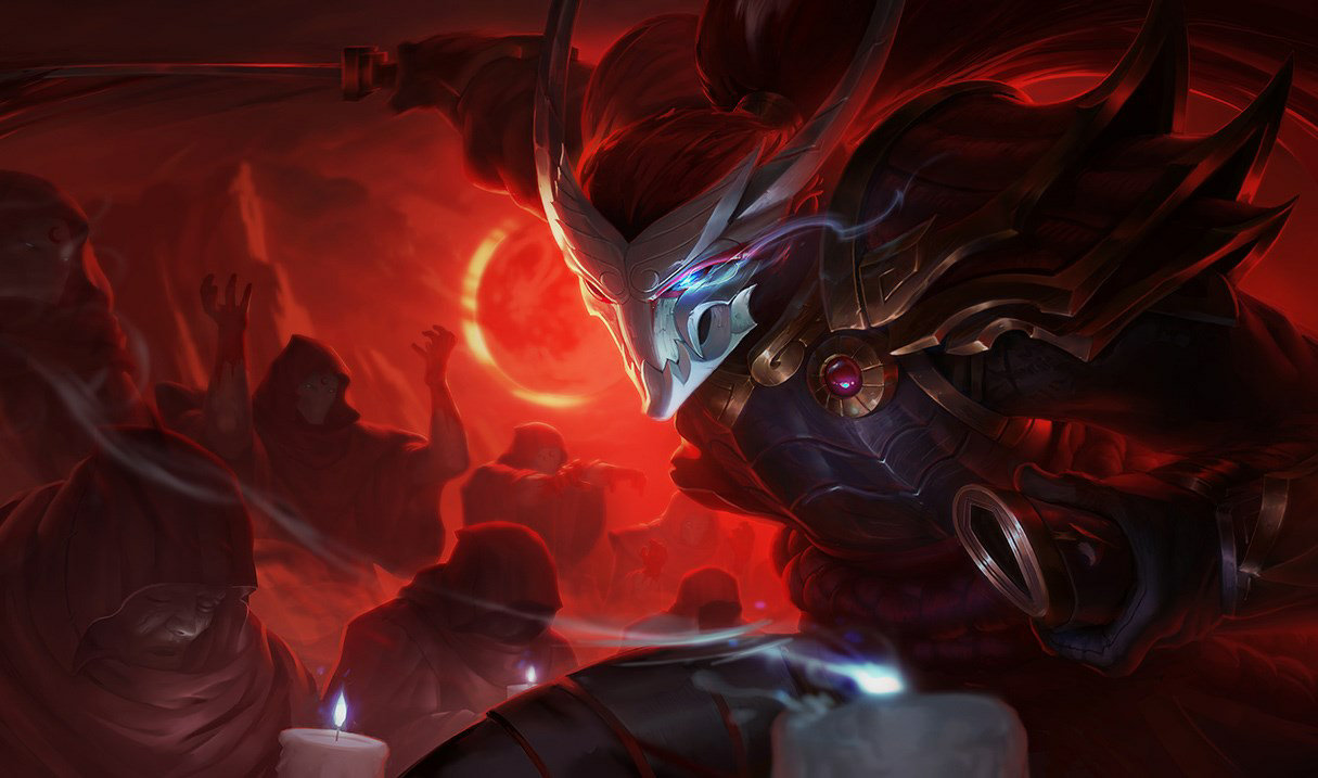 LoL skin 】 Yasuo Lua Sangrenta / League of Legends Galeria de Skin ...