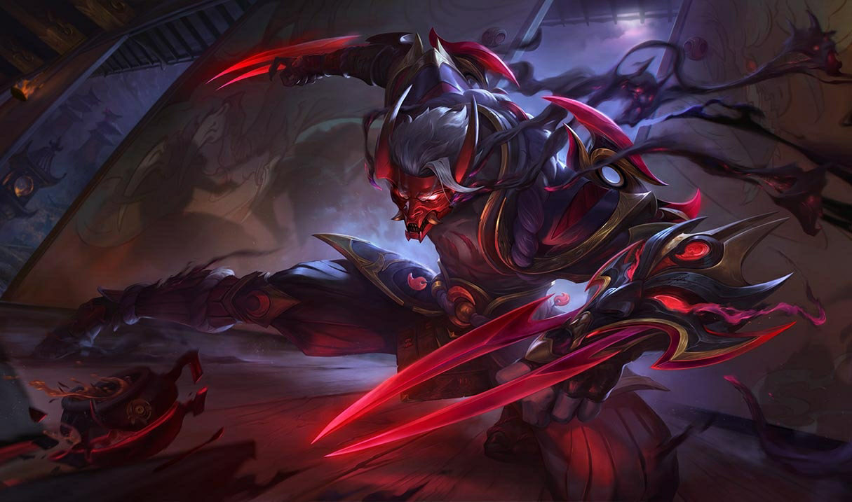 LoL skin 】 Zed Lua Sangrenta / League of Legends Galeria de Skin ...