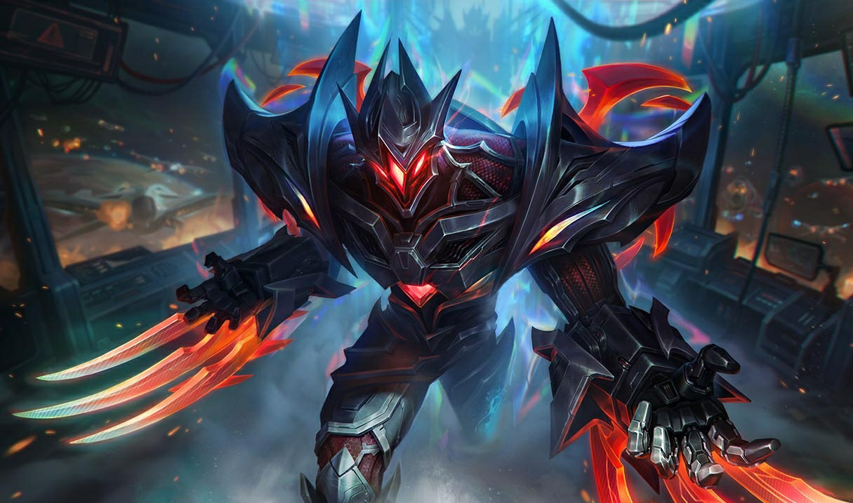 LoL skin 】 Zed Dizimador de Galáxias Quântico / League of Legends Galeria de Skin / vídeo Zed