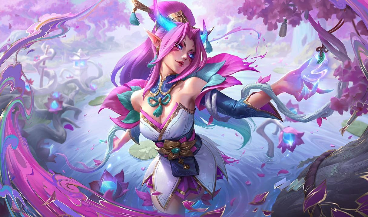LoL skin Spirit Blossom Zyra / League of Legends Skins & Chromas / video Zyra